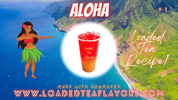 Blue Hawaiian Loaded Tea Flavor Recipe 💠 – Loaded Tea Flavors