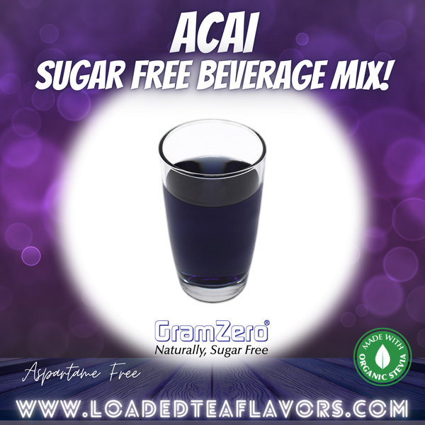ACAI BERRY Sugar Free Beverage Mix 💜 Aspartame Free Drink Mixes To Fla ...