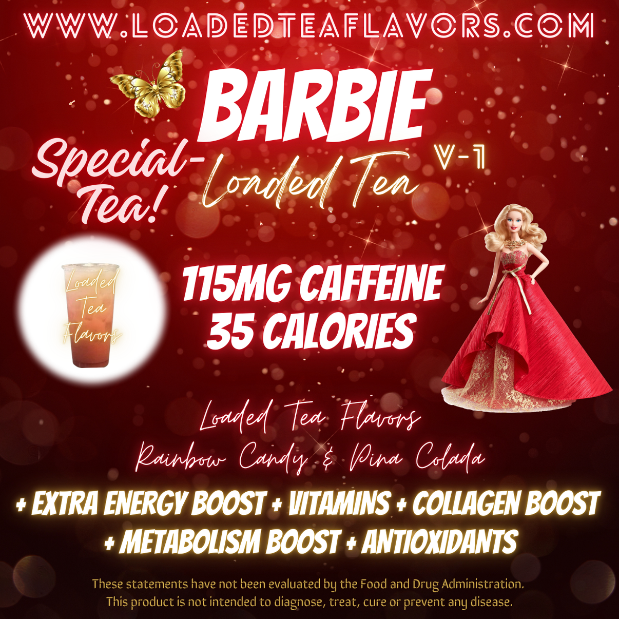 Barbie 💄💅 Specialty DIY Loaded Tea Recipe – Loaded Tea Flavors