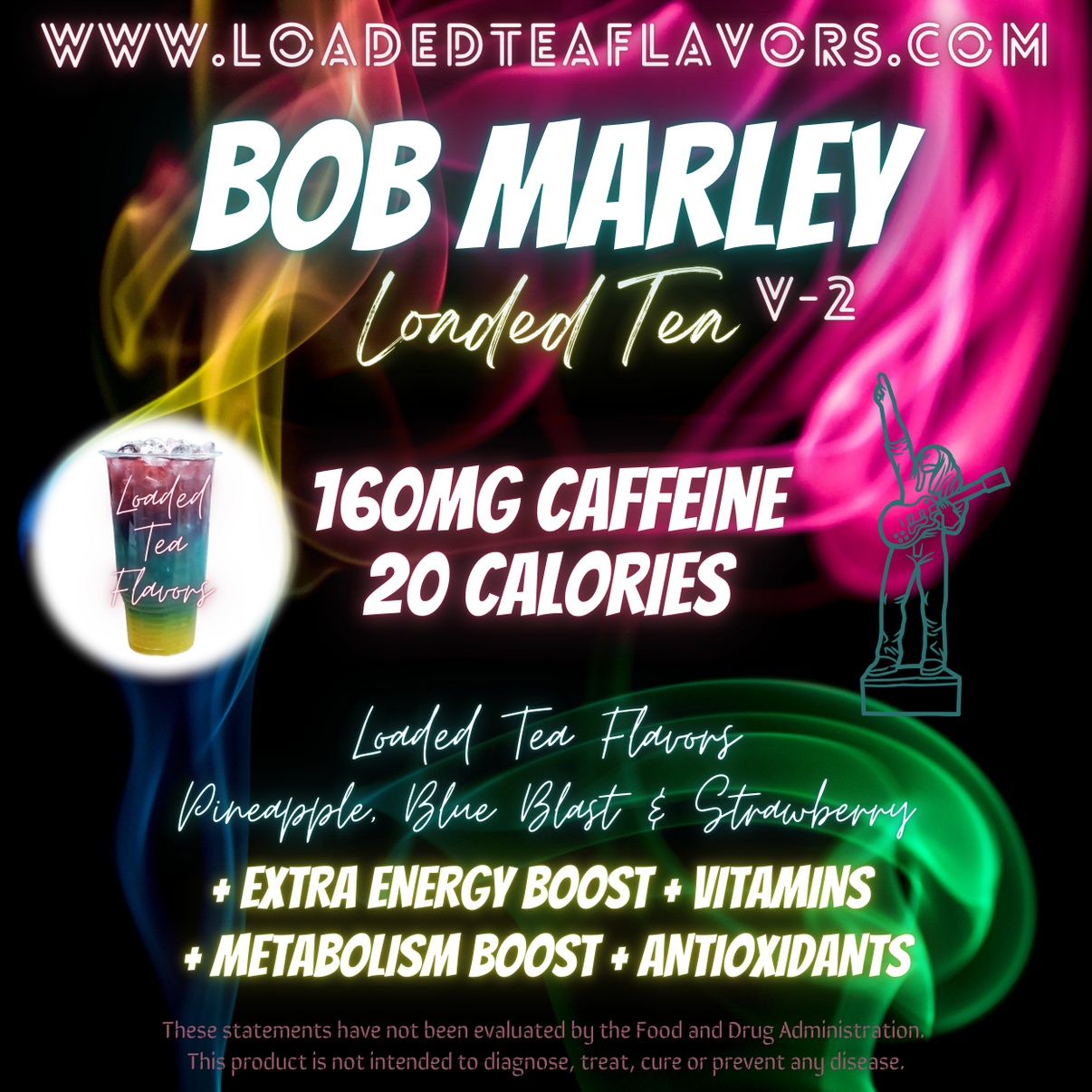Bob Marley V2 ☮️ ️ DIY Loaded Tea Recipe – Loaded Tea Flavors
