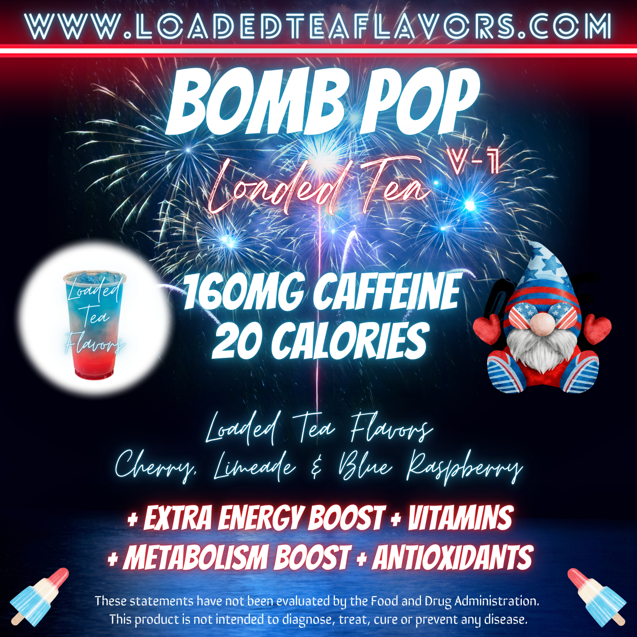 Bomb Pop 💣🚀 DIY Loaded Tea Recipe – Loaded Tea Flavors