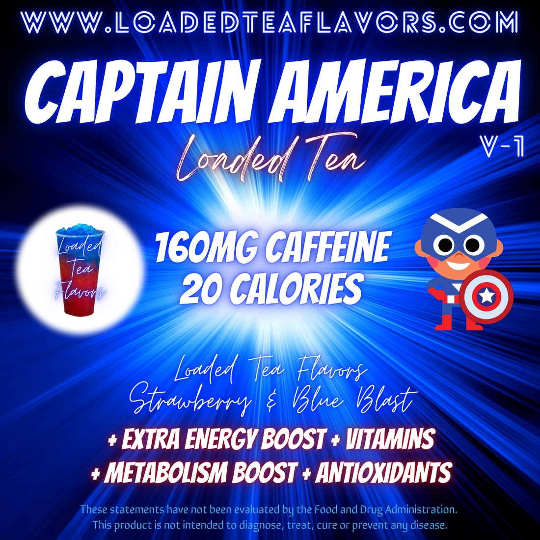 Captain America® 🚀 DIY Loaded Tea Recipe – Loaded Tea Flavors