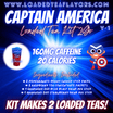 Captain America® Flavored 🚀 Loaded Tea Kit 2GO ~ Makes 2-32oz Teas ...