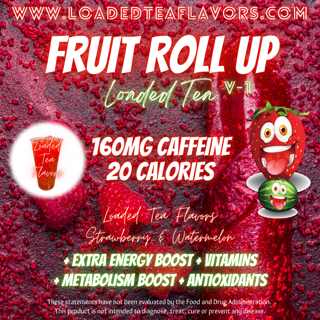 Fruit Roll Up 🍓🍉 DIY Loaded Tea Recipe – Loaded Tea Flavors