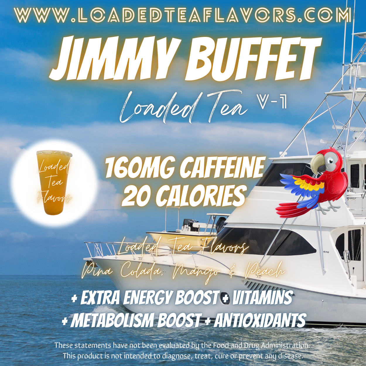 Jimmy Buffet 🦜 DIY Loaded Tea Recipe – Loaded Tea Flavors