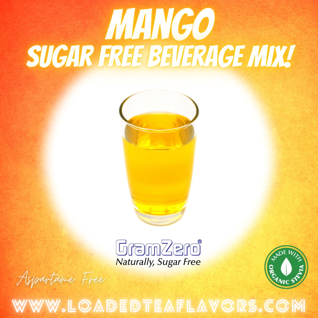 MANGO Sugar Free Beverage Mix 🥭 Aspartame Free Drink Mixes To Flavor L ...