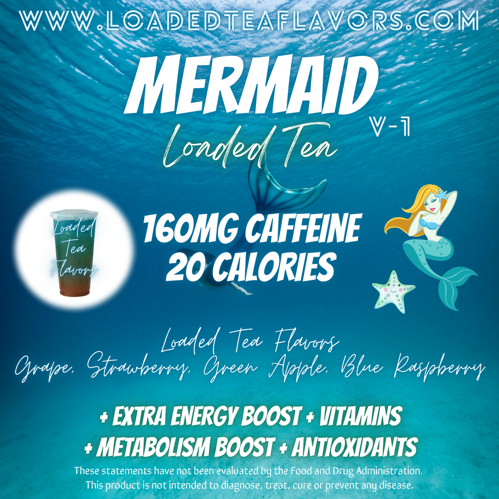 Mermaid 🐬 DIY Loaded Tea Recipe – Loaded Tea Flavors