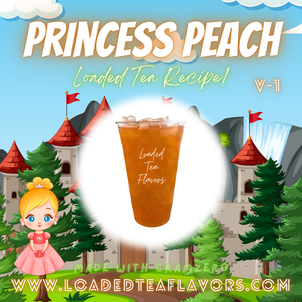 Princess Peach 👸🍑 DIY Loaded Tea Recipe – Loaded Tea Flavors