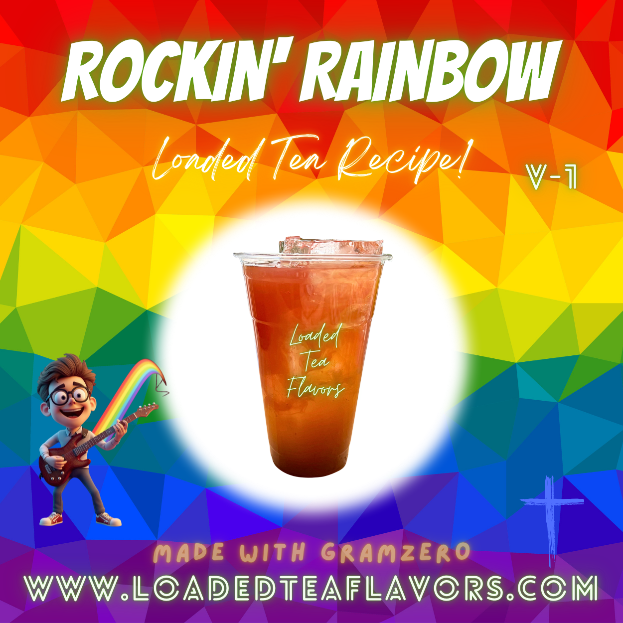 Rockin' Rainbow ️🎸🌈 DIY Loaded Tea Recipe – Loaded Tea Flavors