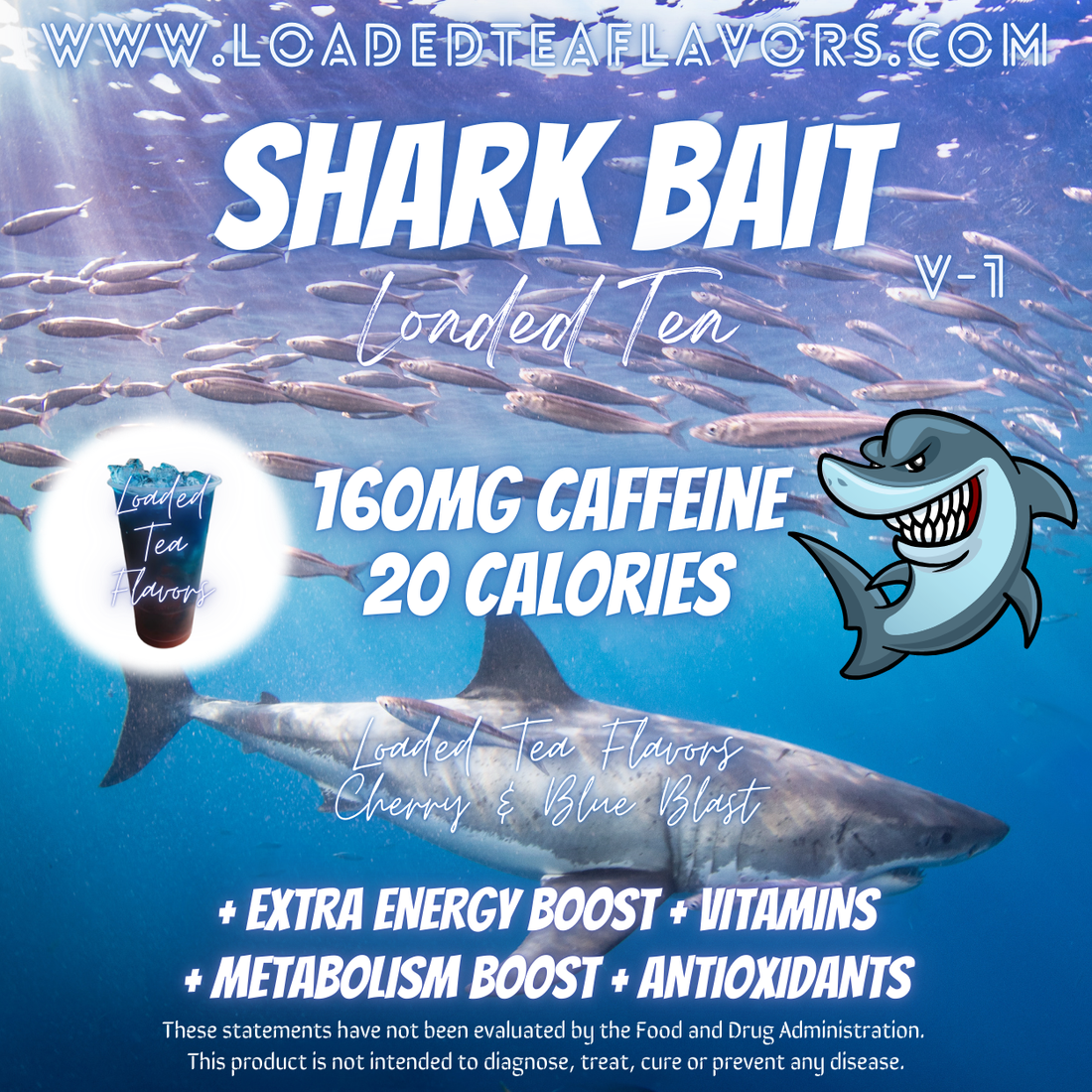 Shark Bait 🐠🦈 DIY Loaded Tea Recipe – Loaded Tea Flavors
