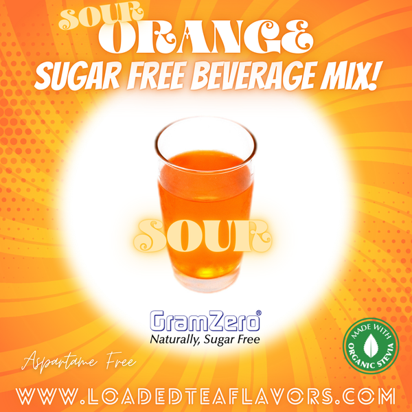 SOUR ORANGE Sugar Free Beverage Mix 😜🍊 Aspartame Free Drink Mixes To F ...
