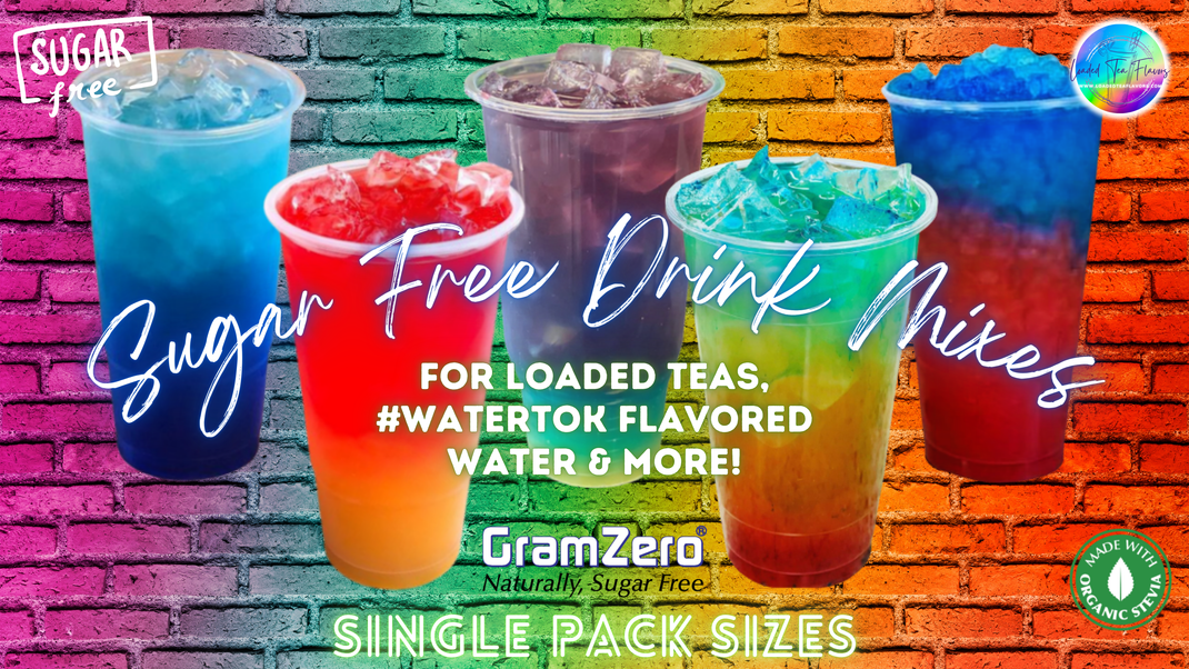 Loaded Tea Flavors🌱 GramZero Sugar Free Drink Mixes Single Packs