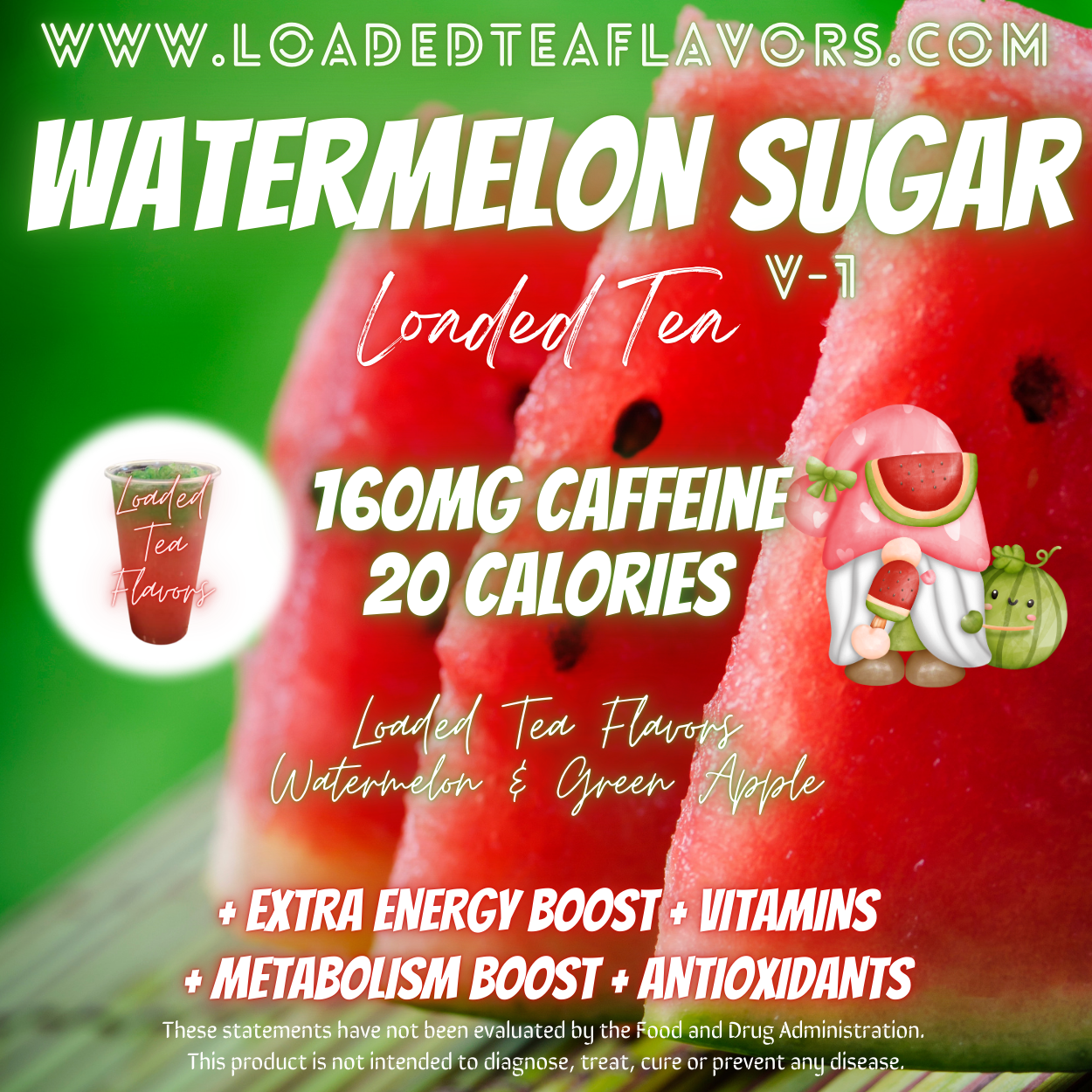 Watermelon Sugar 🍉 DIY Loaded Tea Recipe – Loaded Tea Flavors
